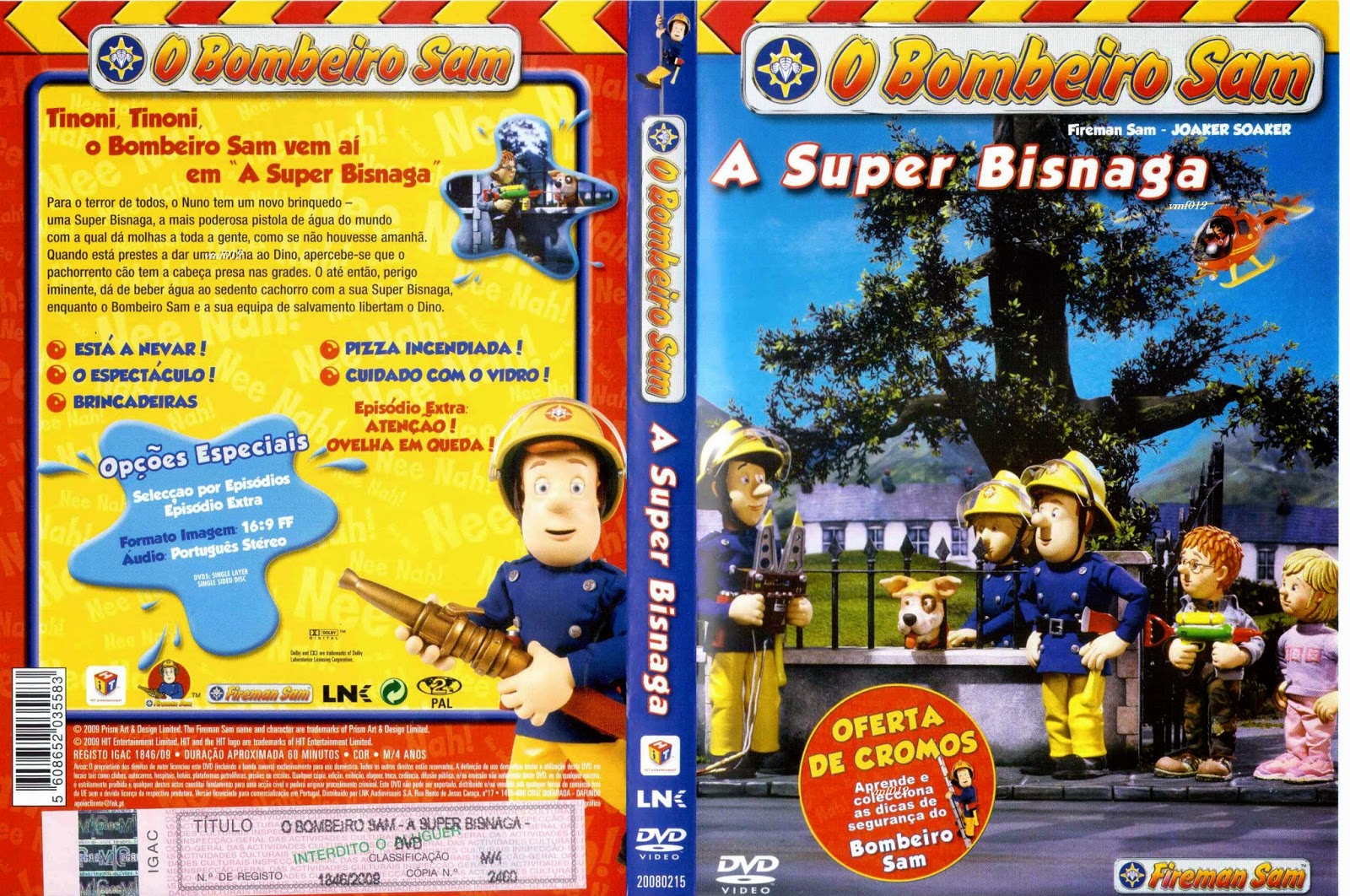 Baratta-infantil: O Bombeiro Sam-A Super Bisnaga