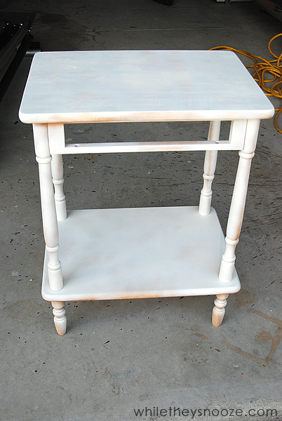 While They Snooze: Tween Girl Side Table
