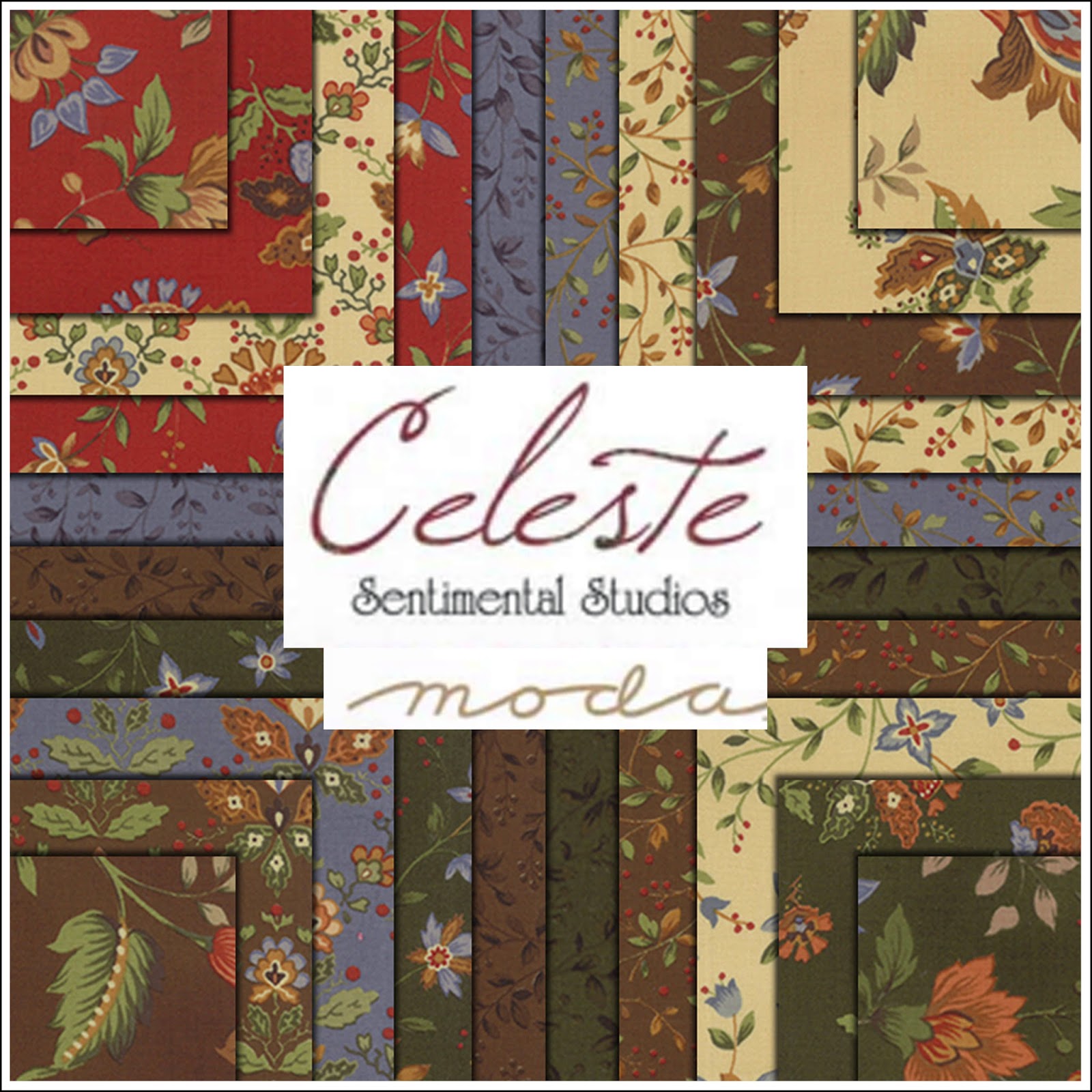Crazy Quilt Girl Fabric Shop: Moda CELESTE Fabric
