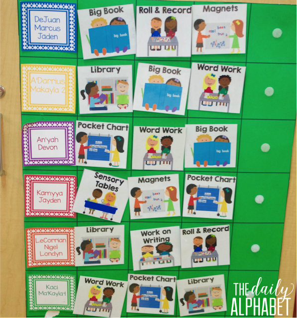 Beginning Centers in Kindergarten - The Daily Alphabet