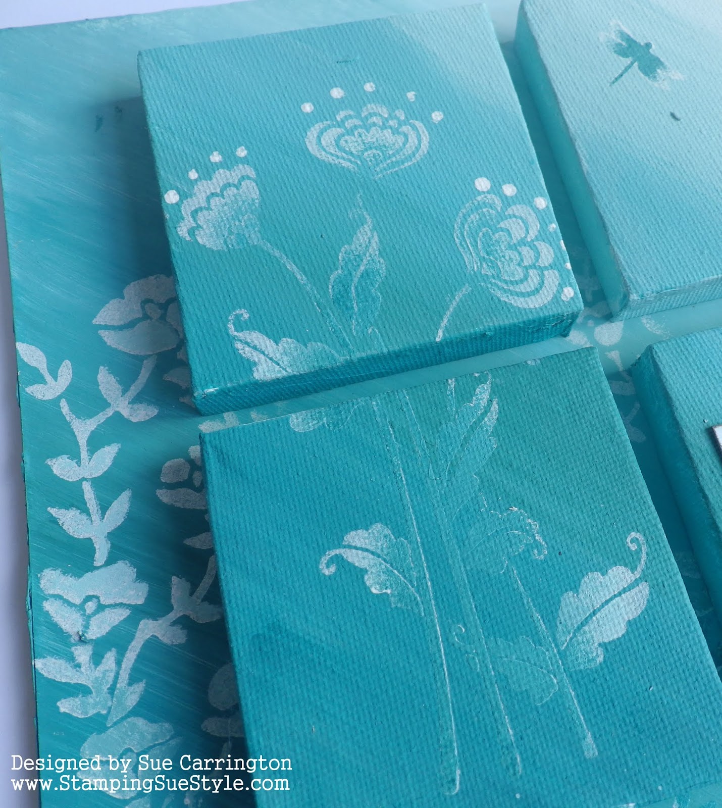 Stamps and Stencils : Double Ombre