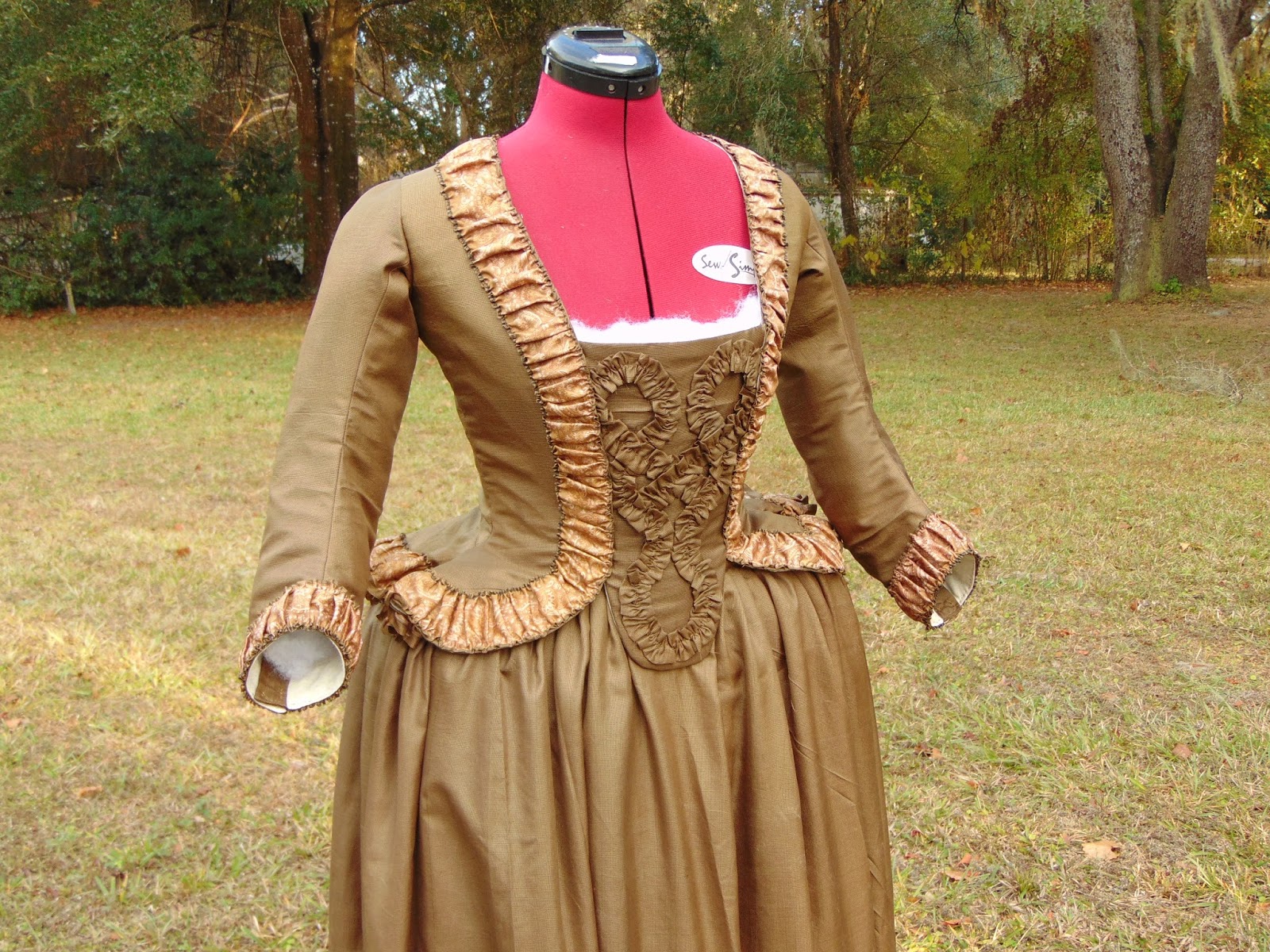 The Antique Sewist: 1760s Casaquin -or- How to make an 18th century ...