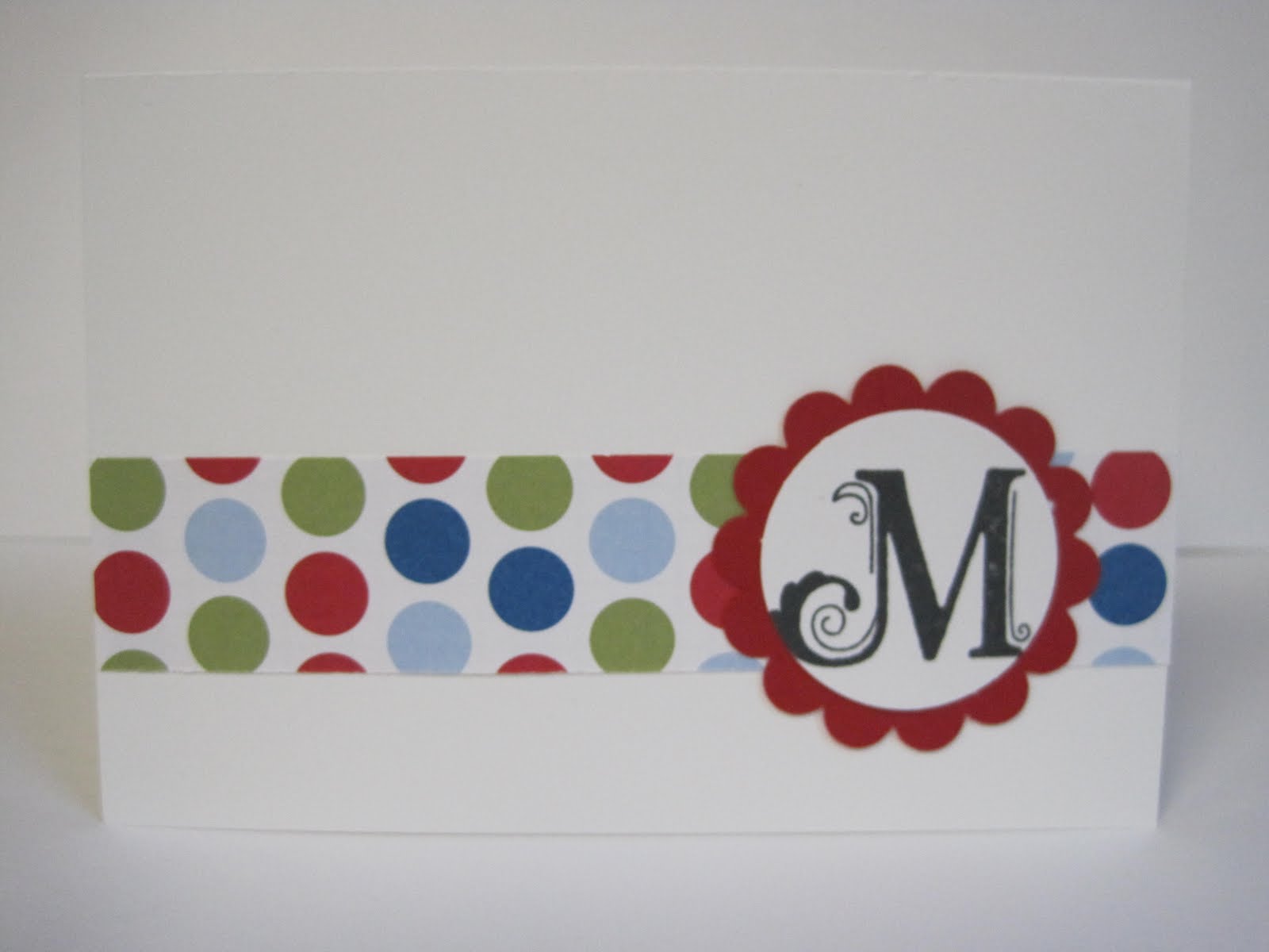 Broadsheet Monogram Notecards - Simple Affordable Crafting