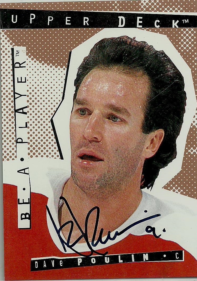 Hell's Valuable Collectibles: Dave Poulin Autograph Card