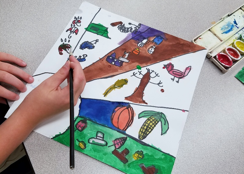 Mrs. Pearce's Art Room : Fall Themed Paintings