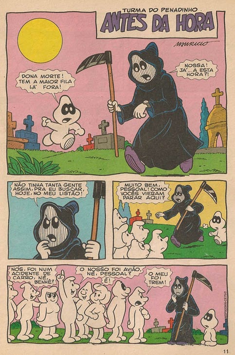 Arquivos Turma da Mônica: Dona Morte: HQ "Antes da Hora"