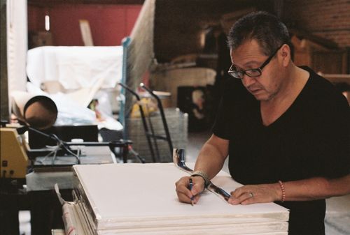 Desert Triangle Print Carpeta: Mexican Printmaking Studios