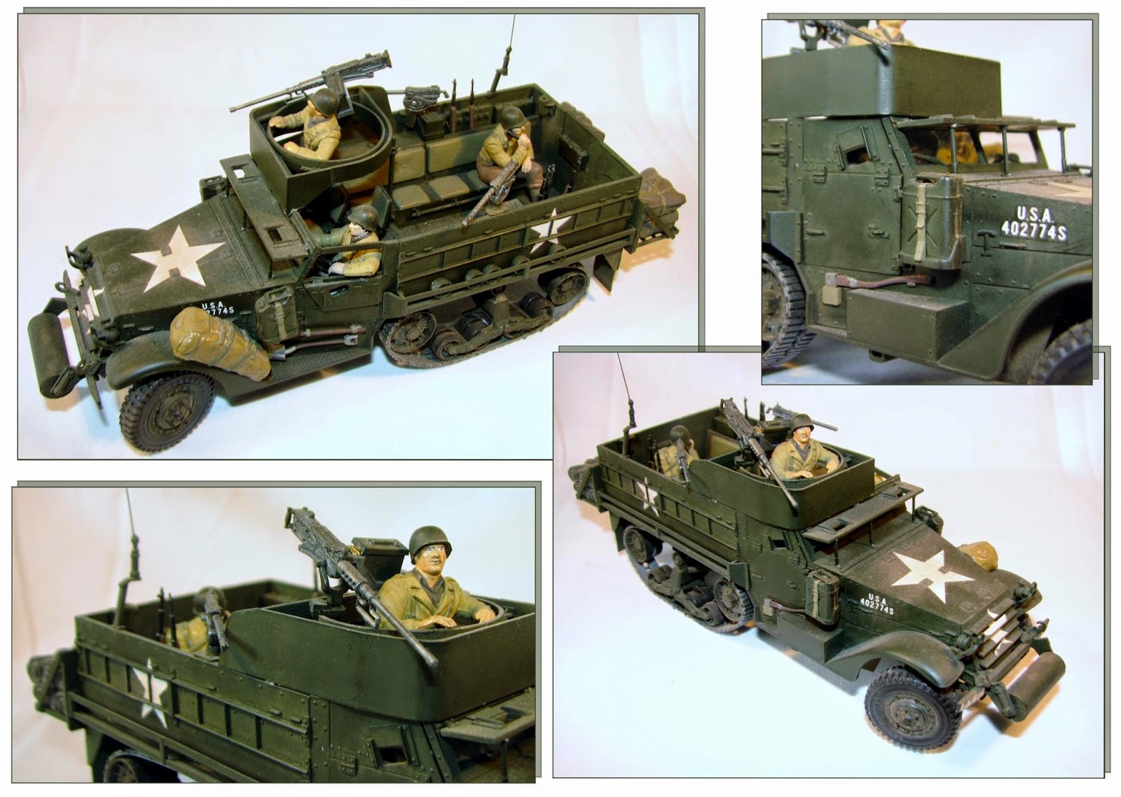En Modèle Réduit: HALF TRACK M3A2 ech 1/35 Tamiya