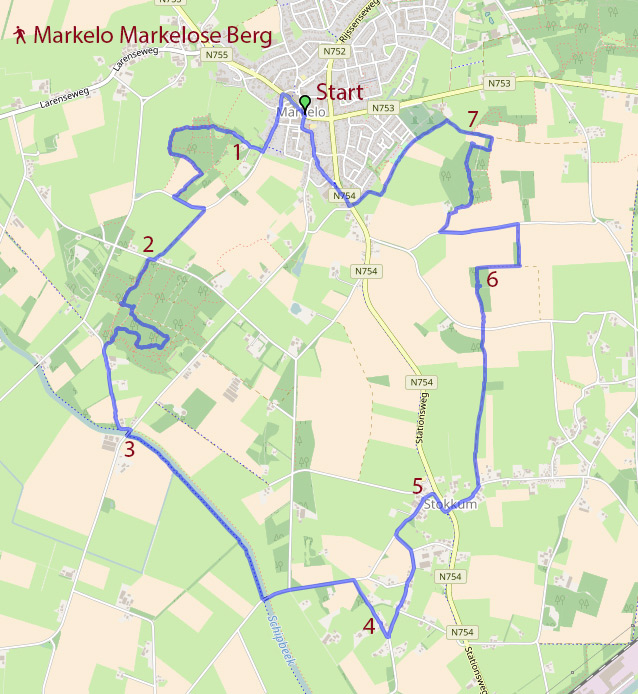 Wandelingen, een weblog met wandelroutes: Wandeling Markelo - Markelose ...