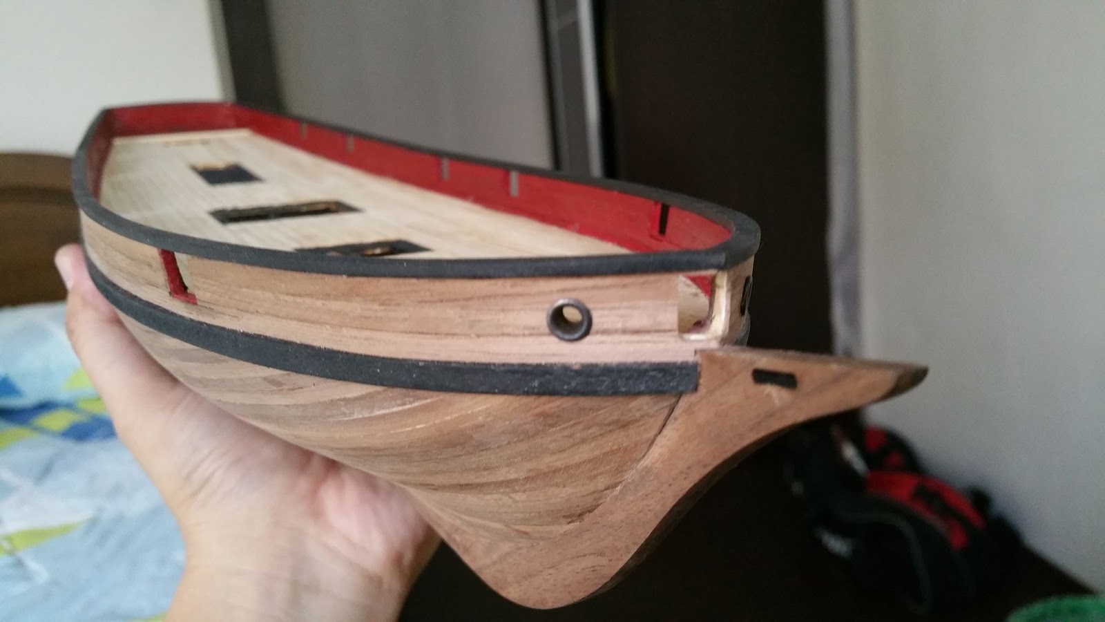 Malaysia Wooden Model Ship : Halcon Build Log - Scupper