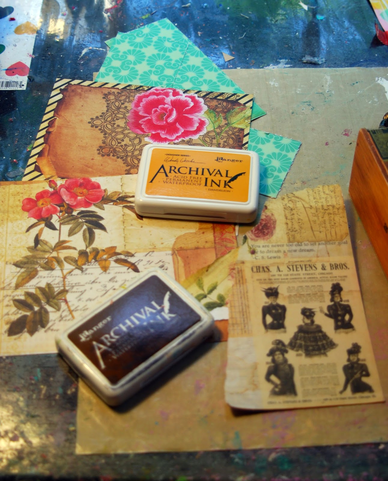 Eclectic Paperie: Cigar Box Purse + Marion Smith Paper = Love!!