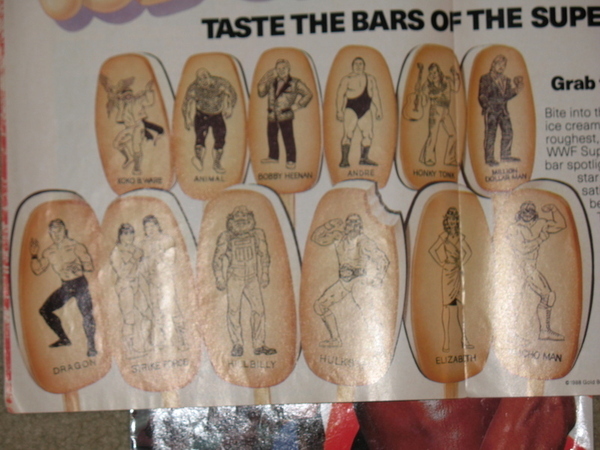Memories of Toymorrow: Vintage WWF Ice Cream Bars, you can lick your ...
