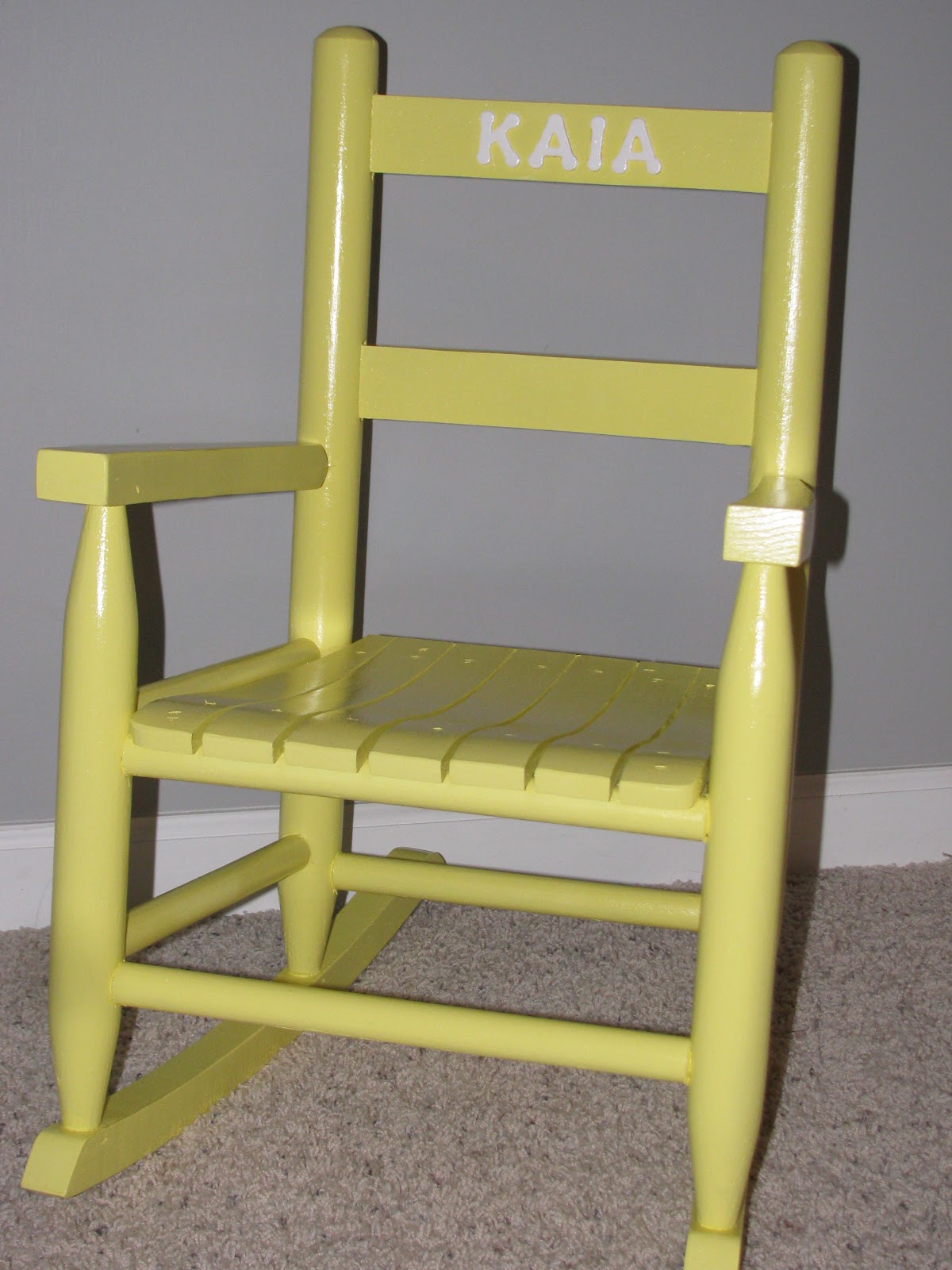 Custom Personalized Toddler Rocking Chairs!