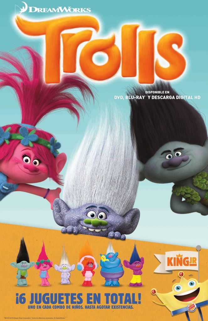 Descubre la felicidad en Burger King junto a los Trolls - puntoguate.com