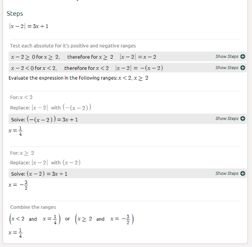 Symbolab Blog: High School Math Solutions – Absolute Value Equation ...