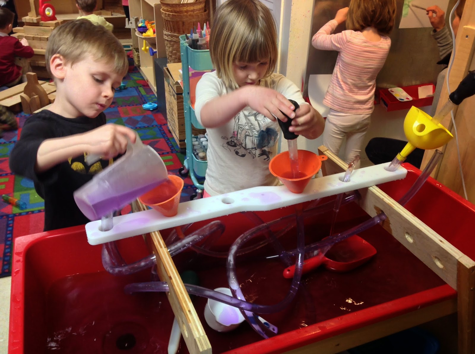 Playfully Learning: Water Table Physics