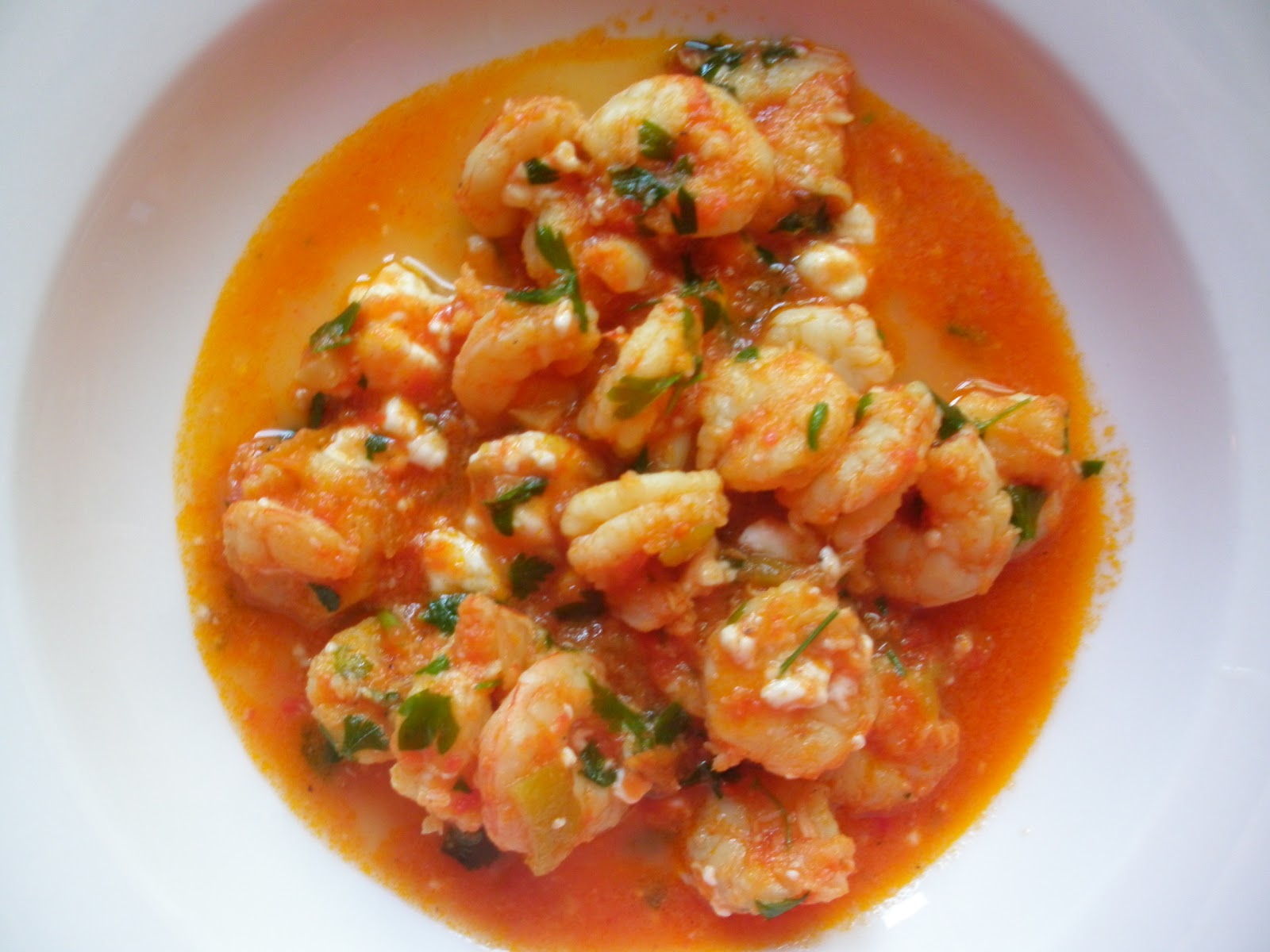 Come to cook: Γαριδες σαγανακι