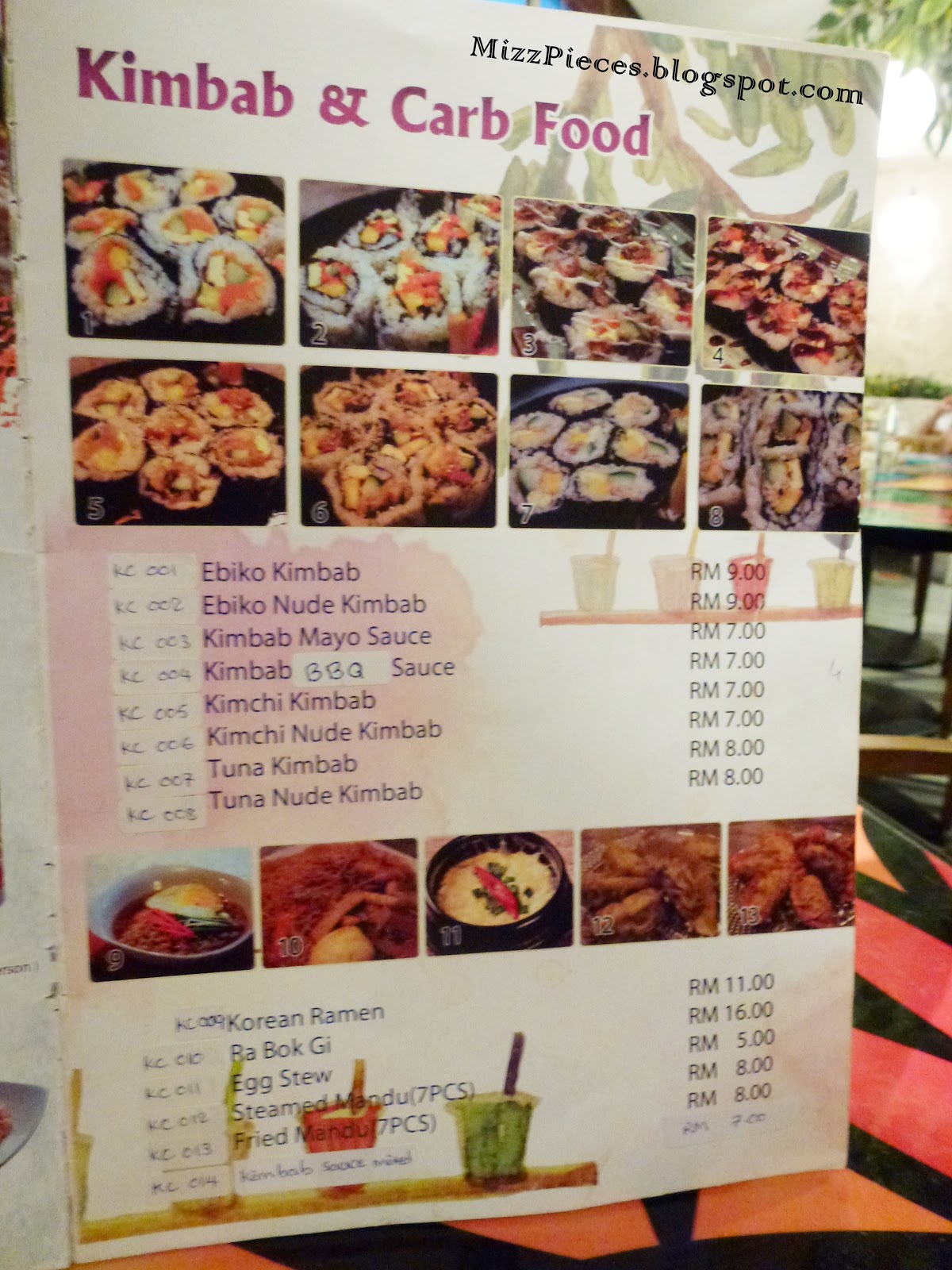 FOODS >> SweeTree (Ampang - HALAL Korean Restaurant) | Mizz Pieces