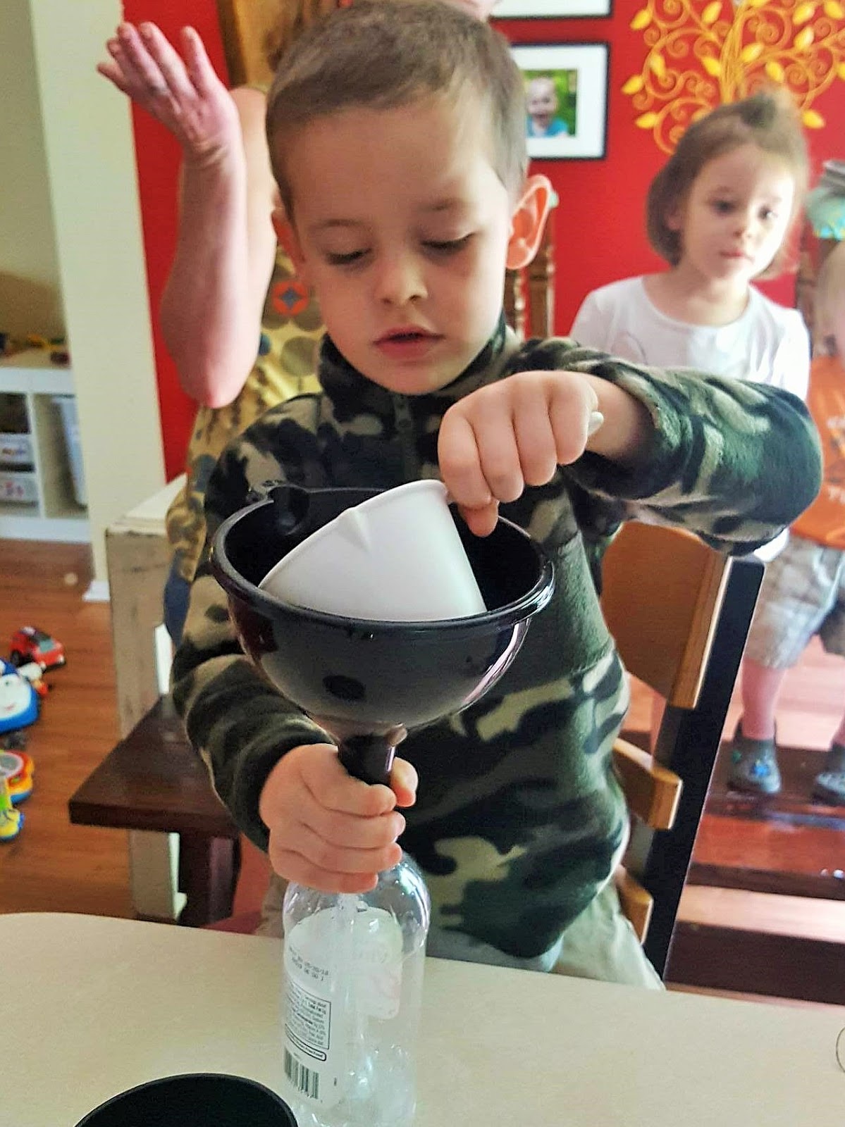 Triplets + Toddler: Science Experiment Play Date