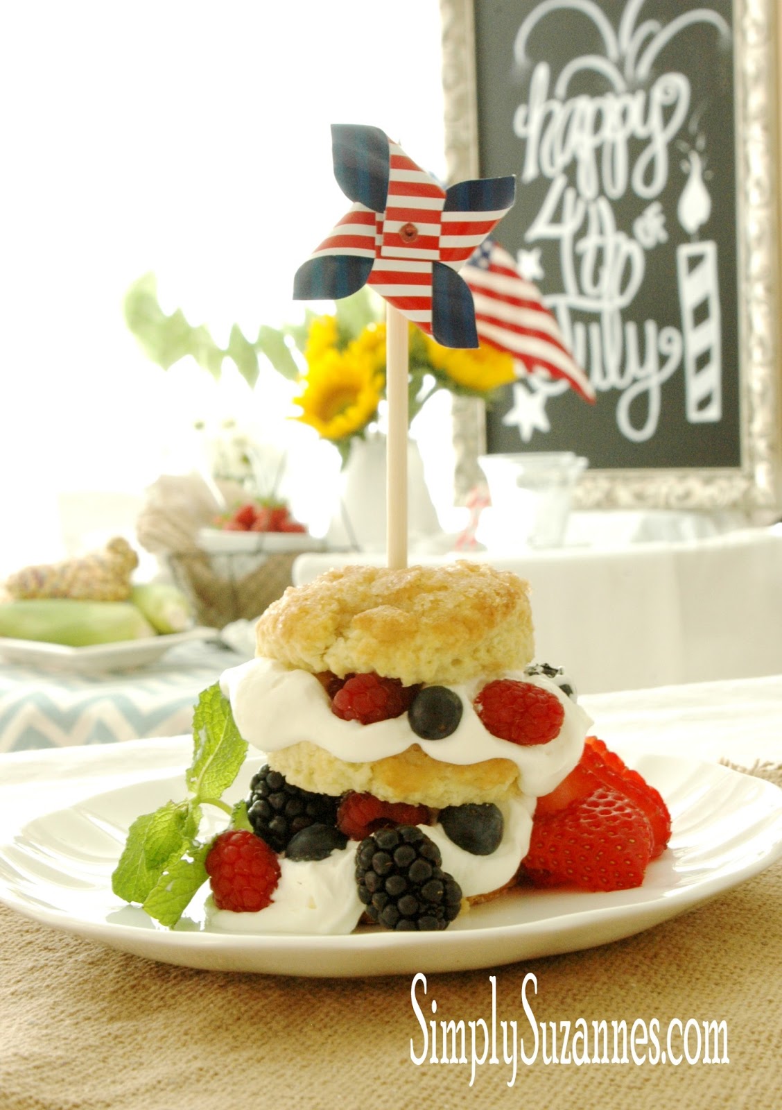 Simply Suzanne's AT HOME: very berry sour cream shortcakes