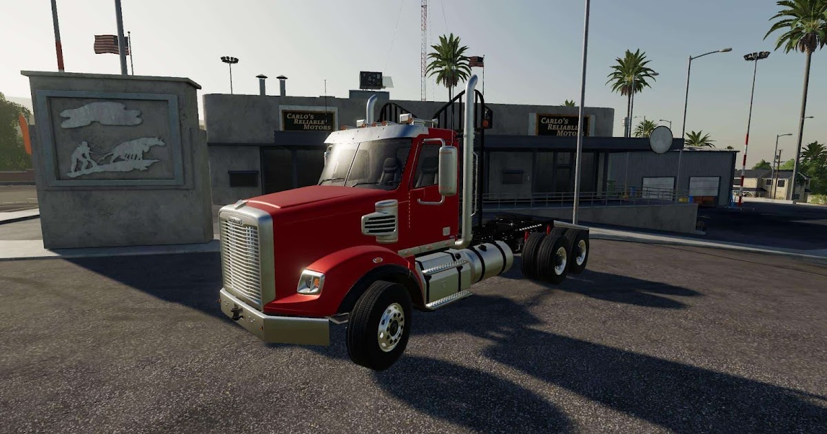 FS19 Freightliner Coronado SD v1.0 - FS 19 & 22 USA Mods Collection