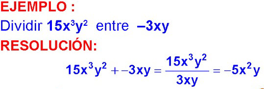 OPERACIONES CON MONOMIOS EJEMPLOS Y EJERCICIOS RESUELTOS
