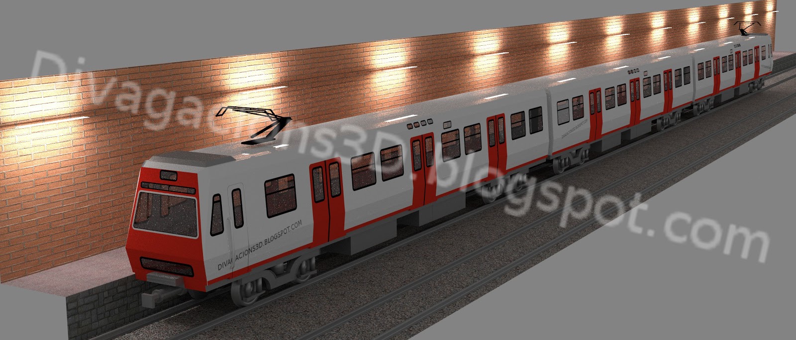 Divagacions3d: Modelat d'un tren FGC 111 (3) - Comboi