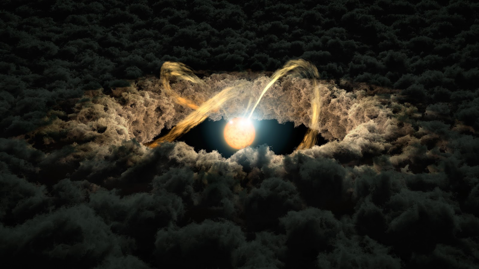 Artist's Impression of the Protoplanetary Disk | Earth Blog