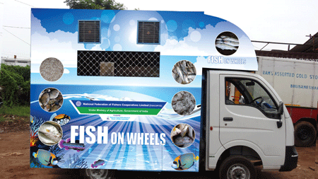 Fish on Wheel rolls out in Bhubaneswar City. - BEST OF ODISHA