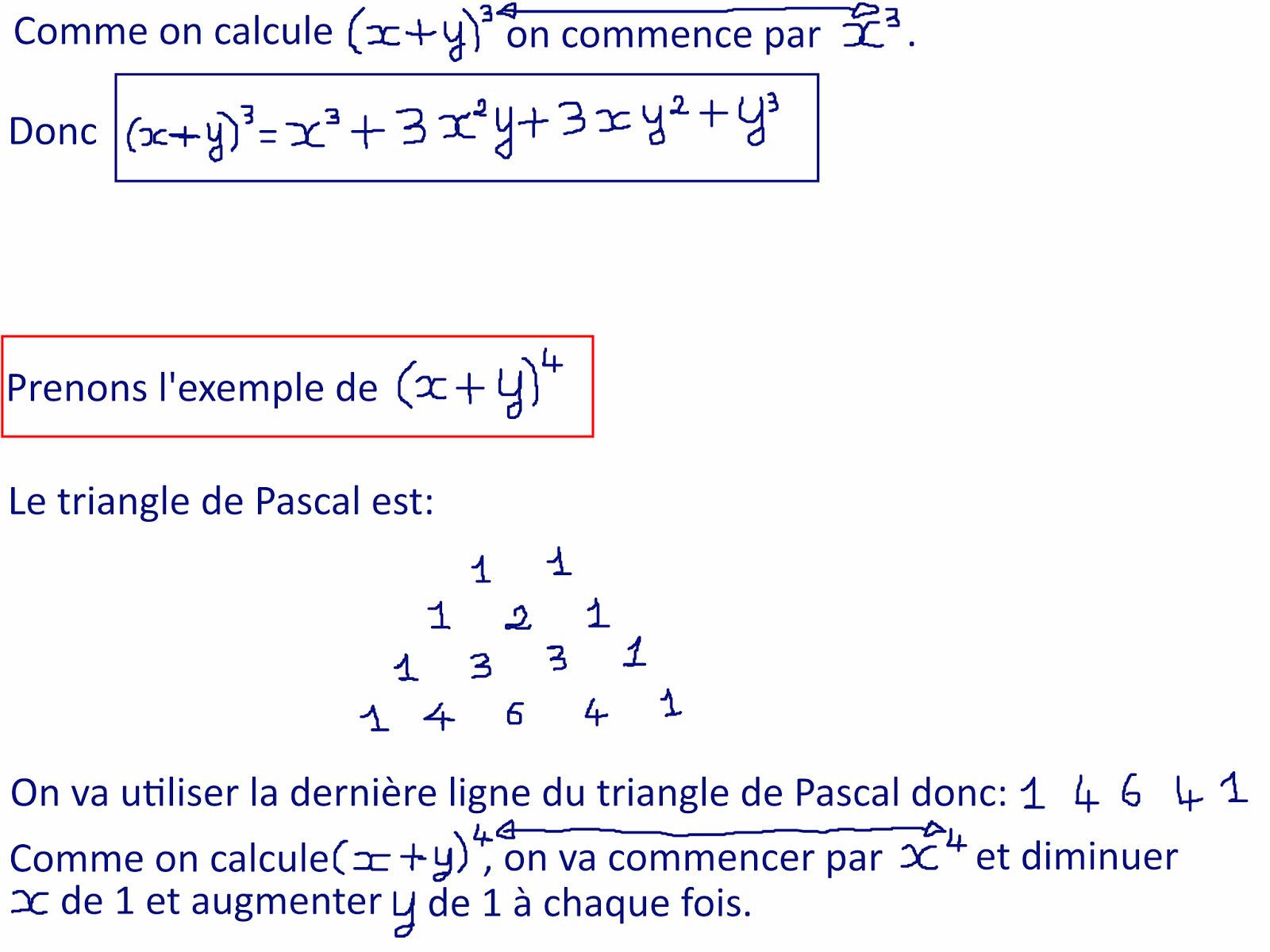 Comment construire le triangle de Pascal et être capable de calculer ...
