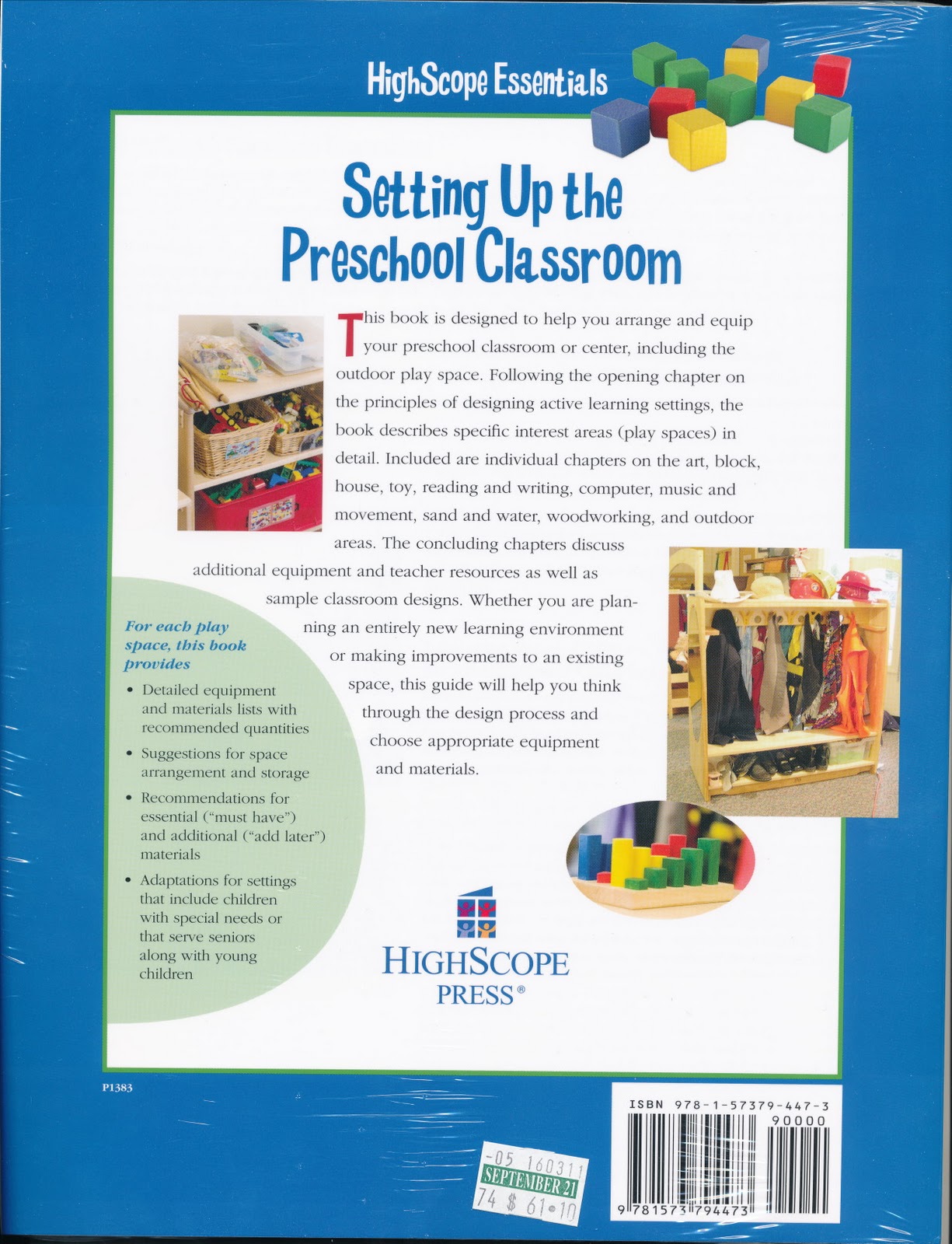 Edu House: Setting Up the Preschool Classroom