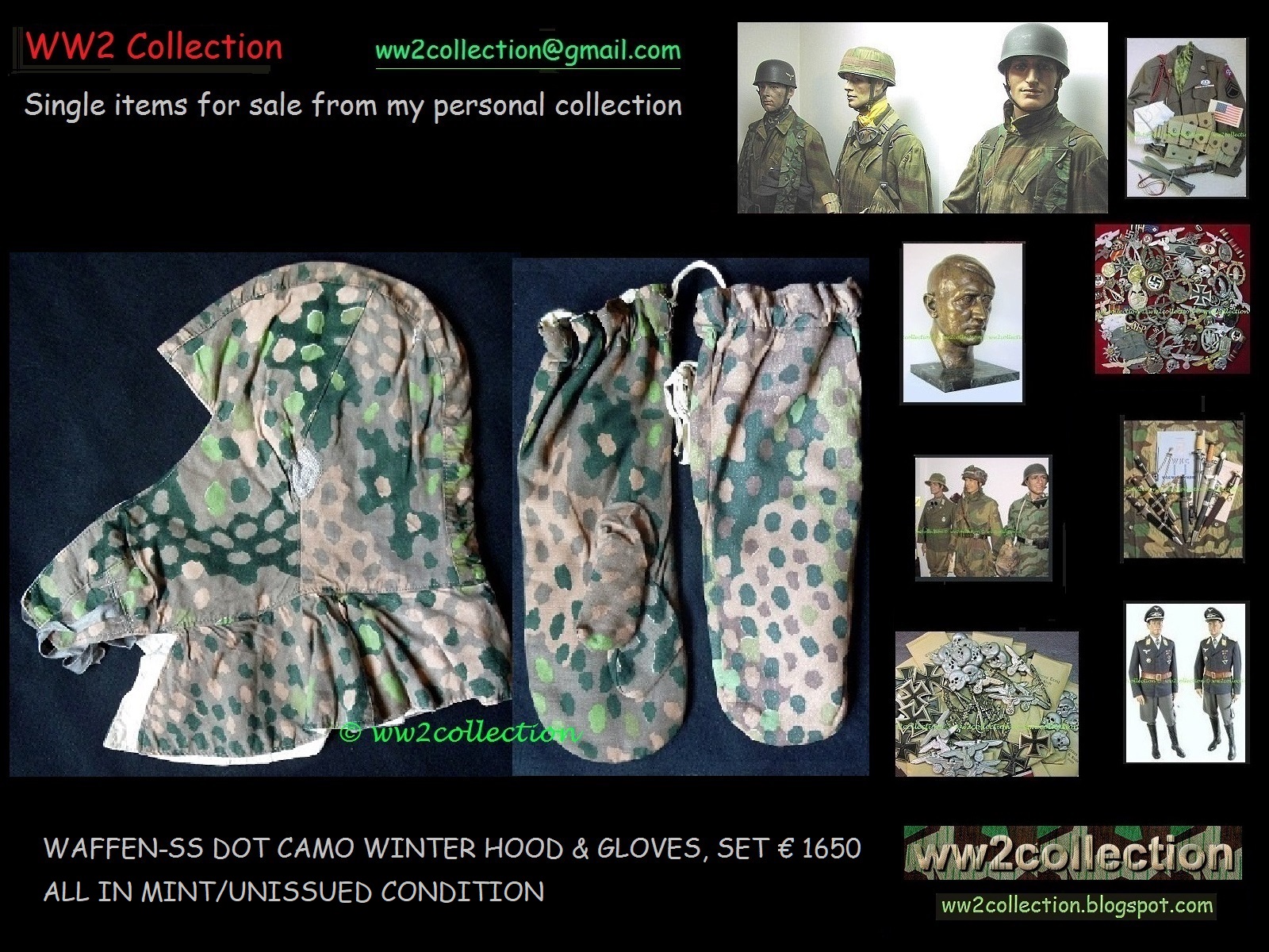 WW2 Collection Price List of my Private Collection Liquidation: Waffen ...