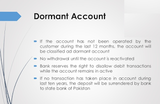 Banking Diploma Study Materials: Dormant Account