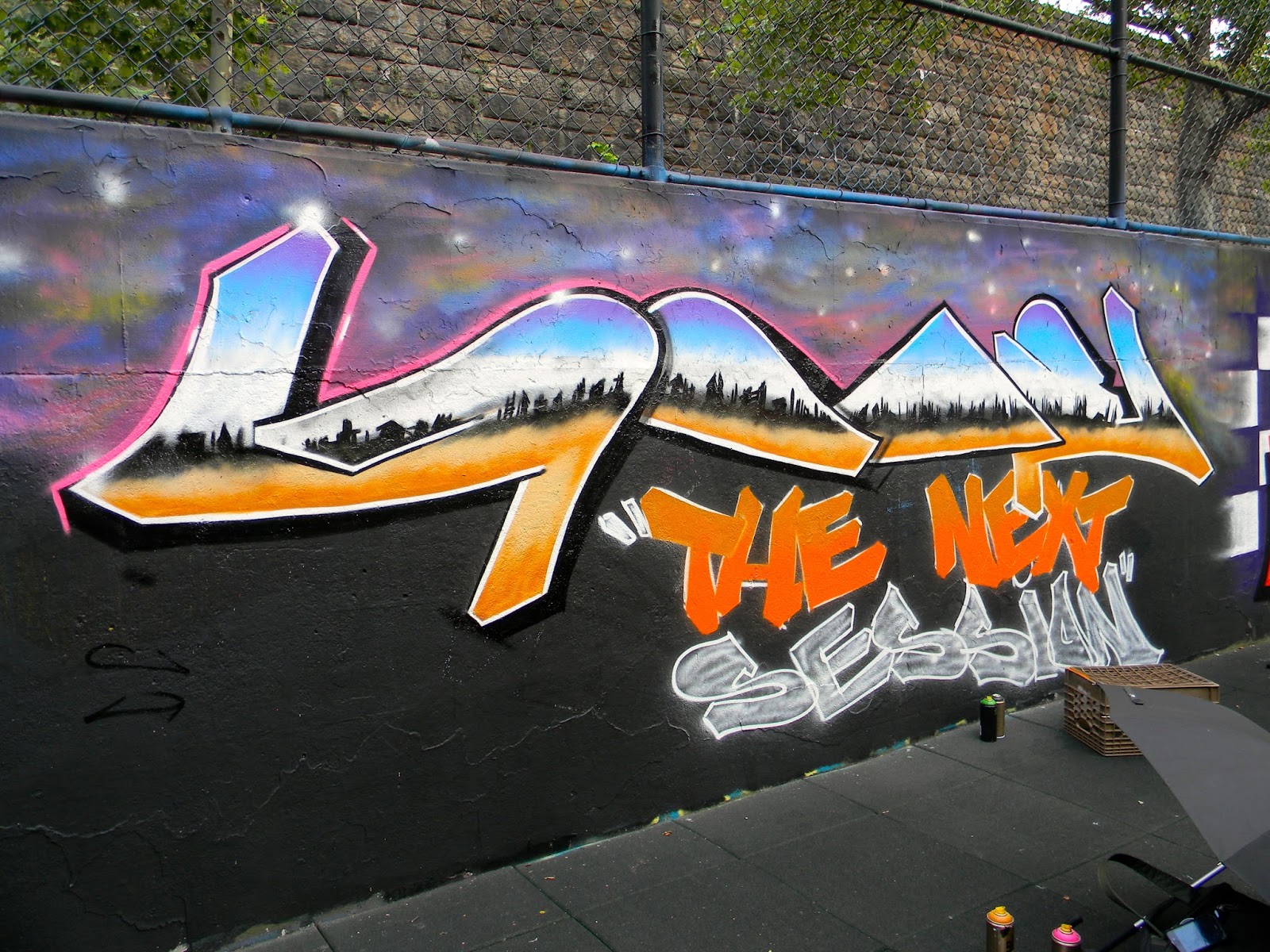ART & FASHION SALON: Rocking It At The GRAFFITI HALL OF FAME; Wild ...