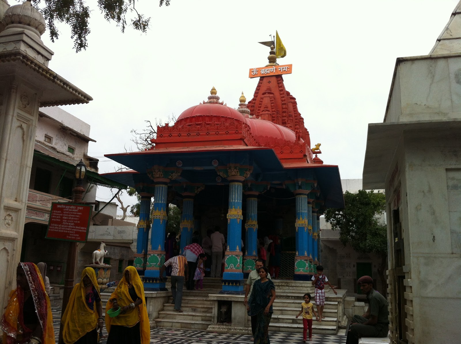 Lord Brahma Temple in Pushkar Rajasthan