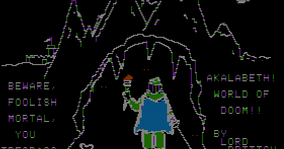 The CRPG Addict: Revisiting: Akalabeth: World of Doom (1980)