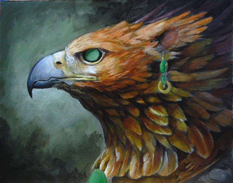 Featherseeds: Akhraiiu - Gryphon Portrait Process