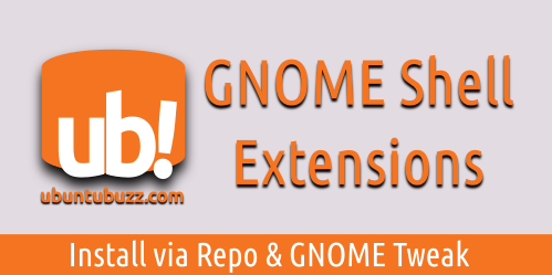 How To Install GNOME Shell Extension