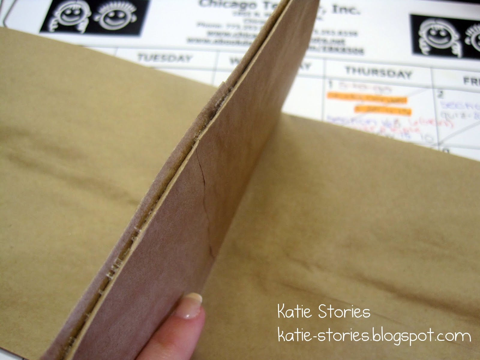 Katie Stories {Scrapbook + Crafting Blog}: How to Make a Paper Bag Mini ...