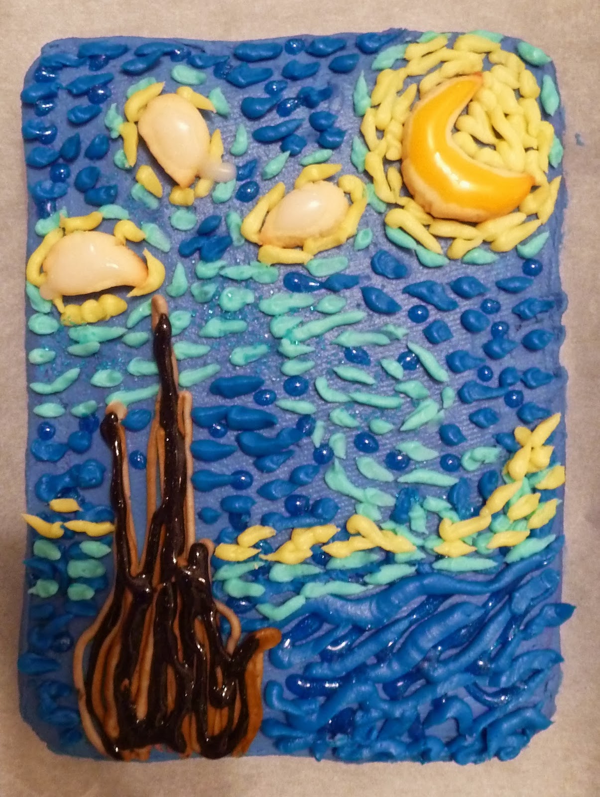 Sweet Dreams Patisserie: Van Gogh Starry Night Cake