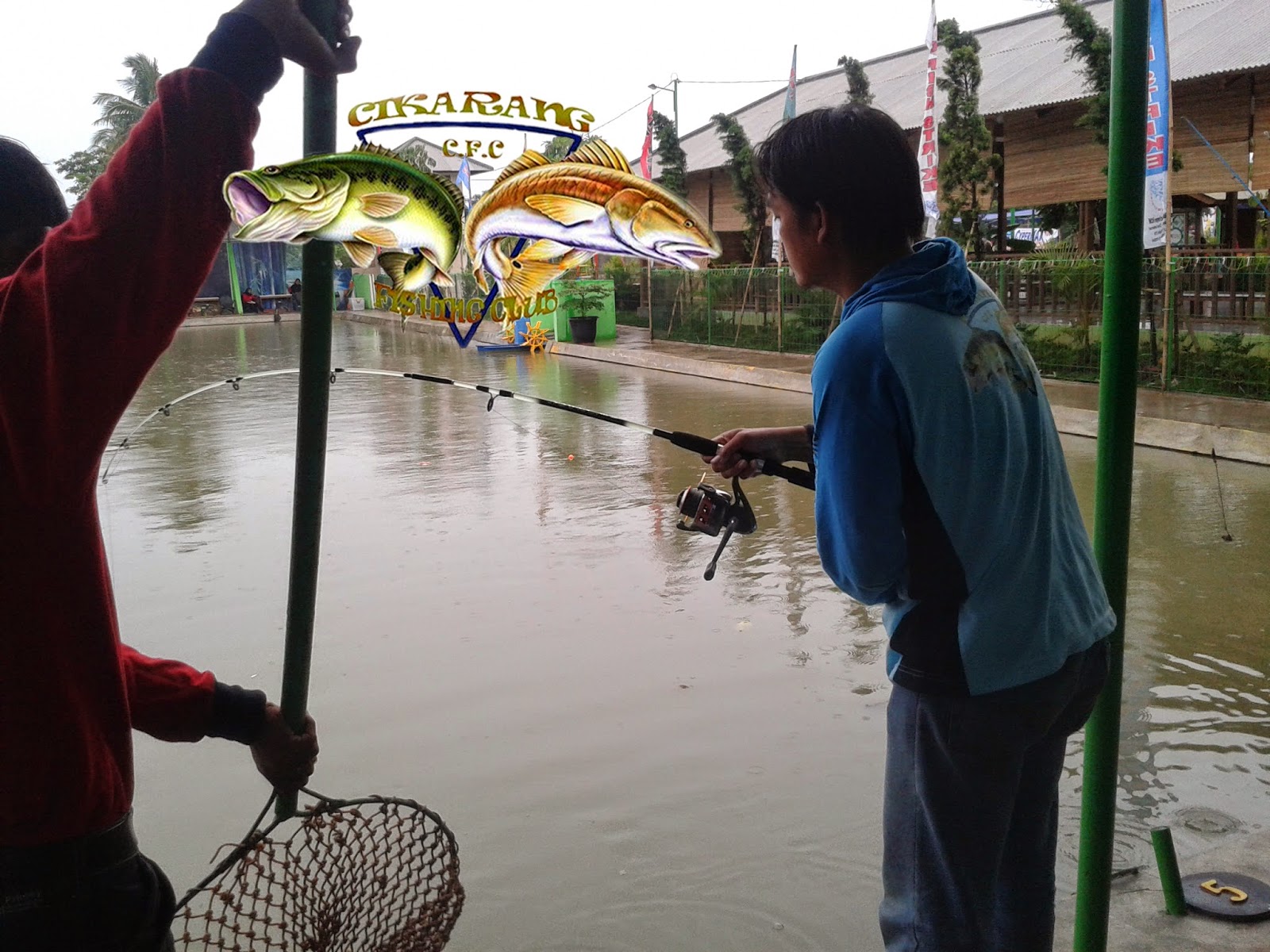 mancing bareng di pemancingan saung desa ~ cikarang fishing club