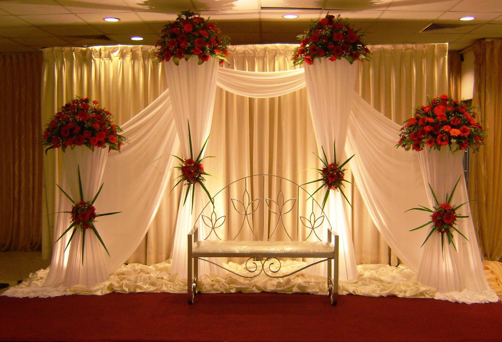 Vismaya: Wedding Settee backs