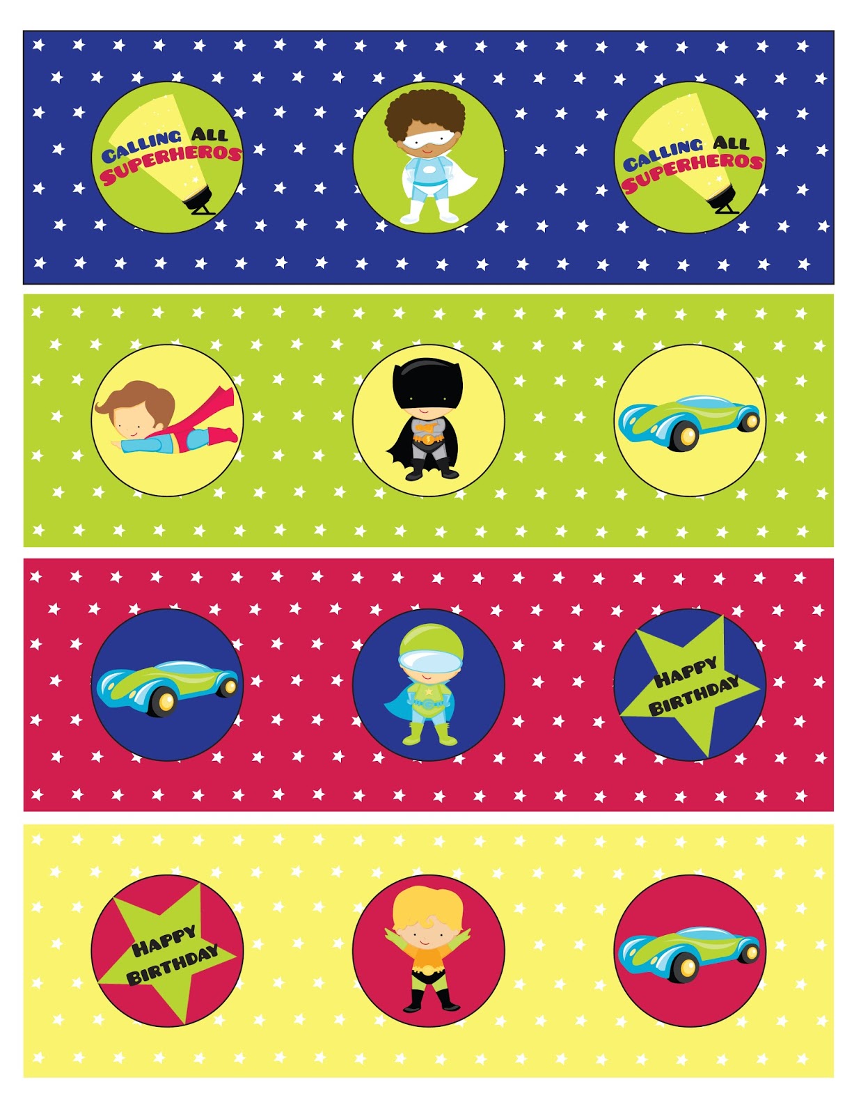 Calling All Superheroes! Free Printable Mini Kit. - Oh My Fiesta! for Geeks