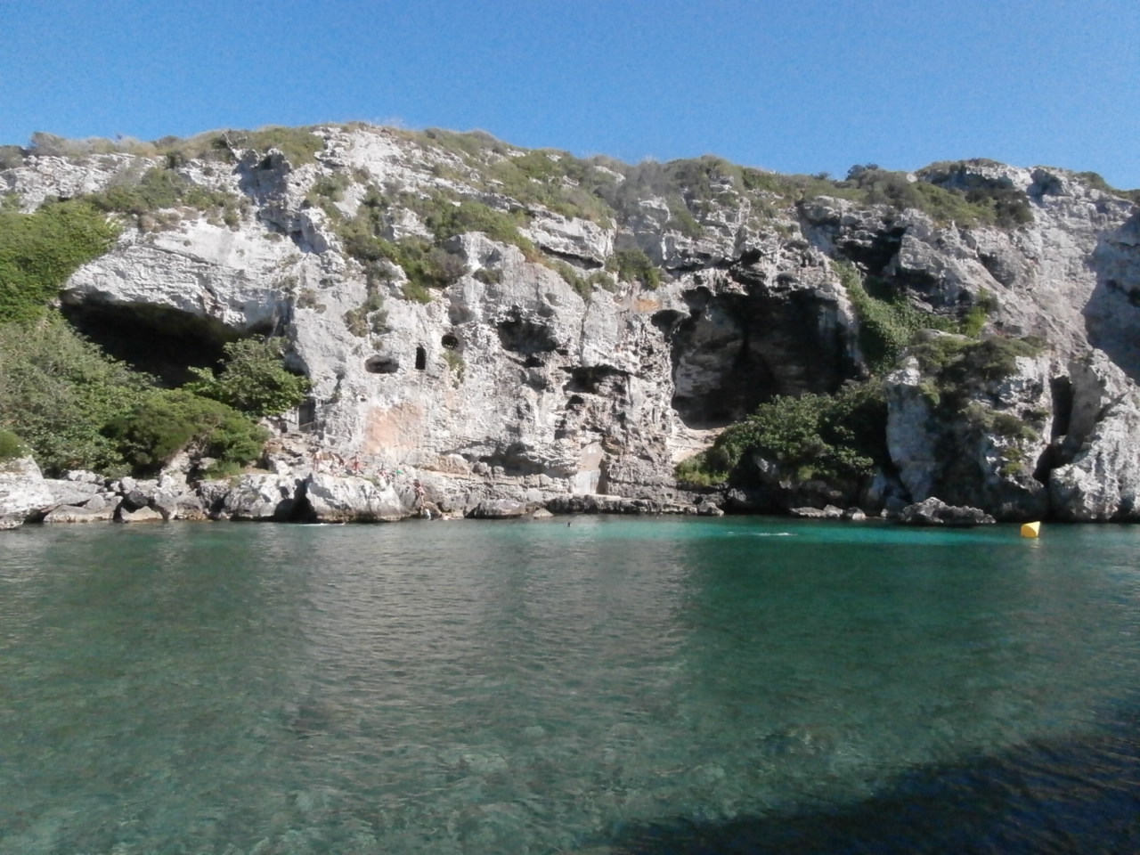 in Menorca today: Cales Coves