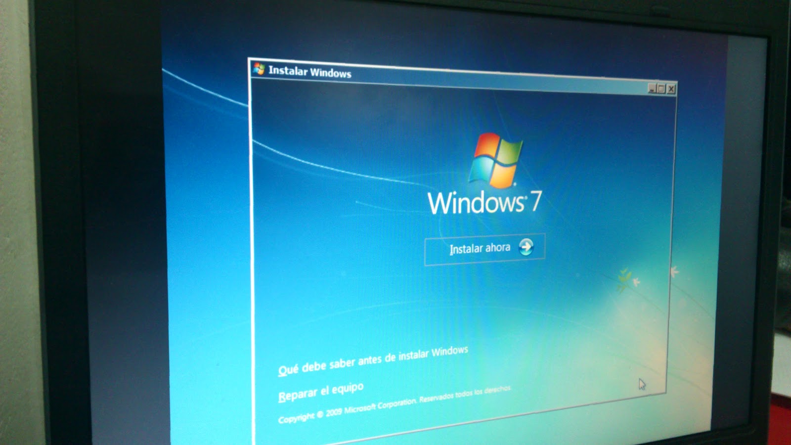 MANTENIMIENTO PC's: COMO INSTALAR SO WIN 7 32 BIT