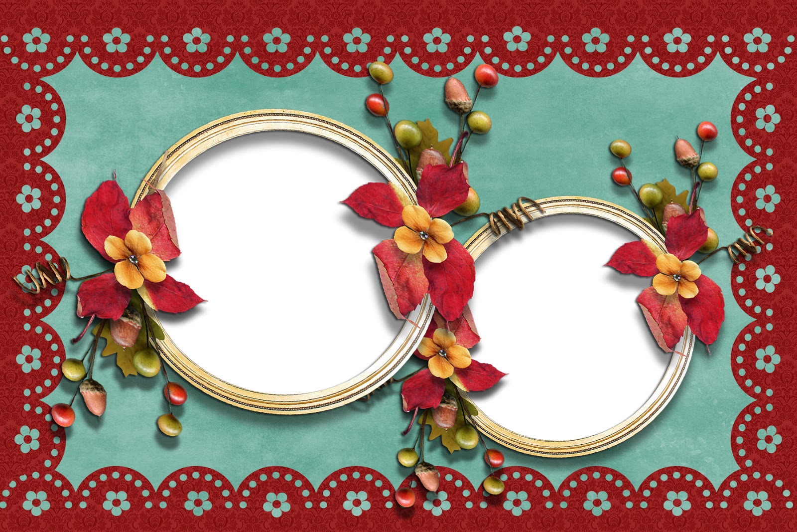 Sh Yn Design: GREEN & MAROON FRAME COLLECTION