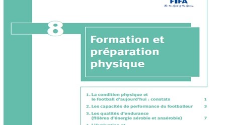 Chapitre 08 Formation et préparation physique - coach football