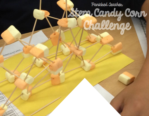 Candy Corn STEM Towers | Panicked Teacher's Blog