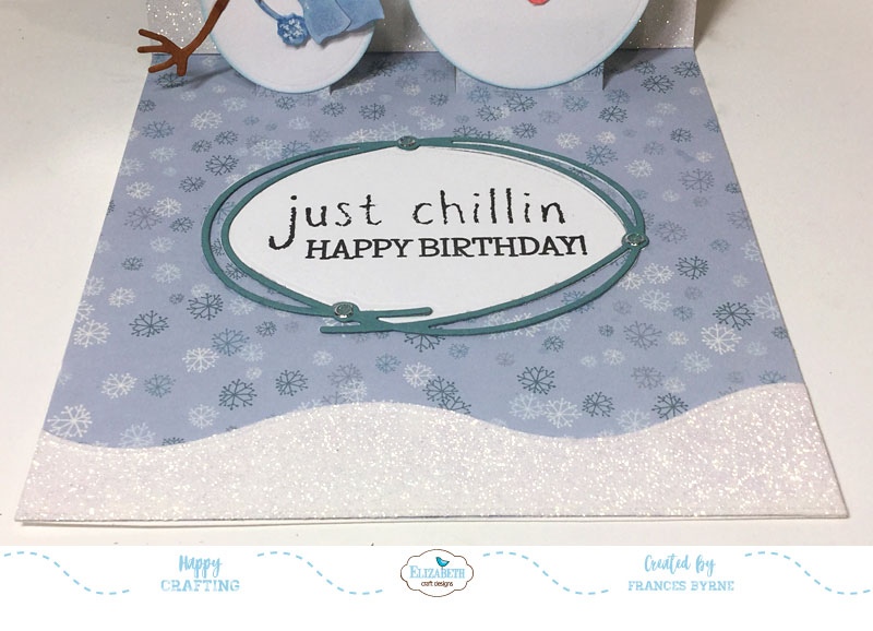 StampOwl's Studio: Chillin Snowman Birthday Card