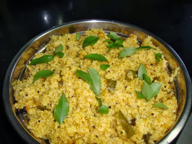 Geetha's Khazana: Uppuma varieties [ lapsi pulli uppuma ] [ wheat rawa ]